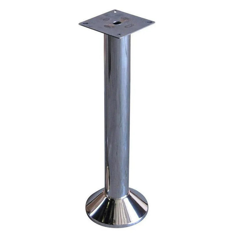 Deluxe Chrome Bolt Down Table Base – Petersen Furniture