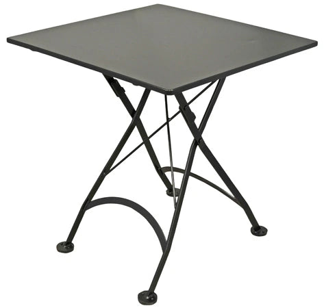 32" x 32" Square French Bistro Steel Folding Table – Petersen Furniture